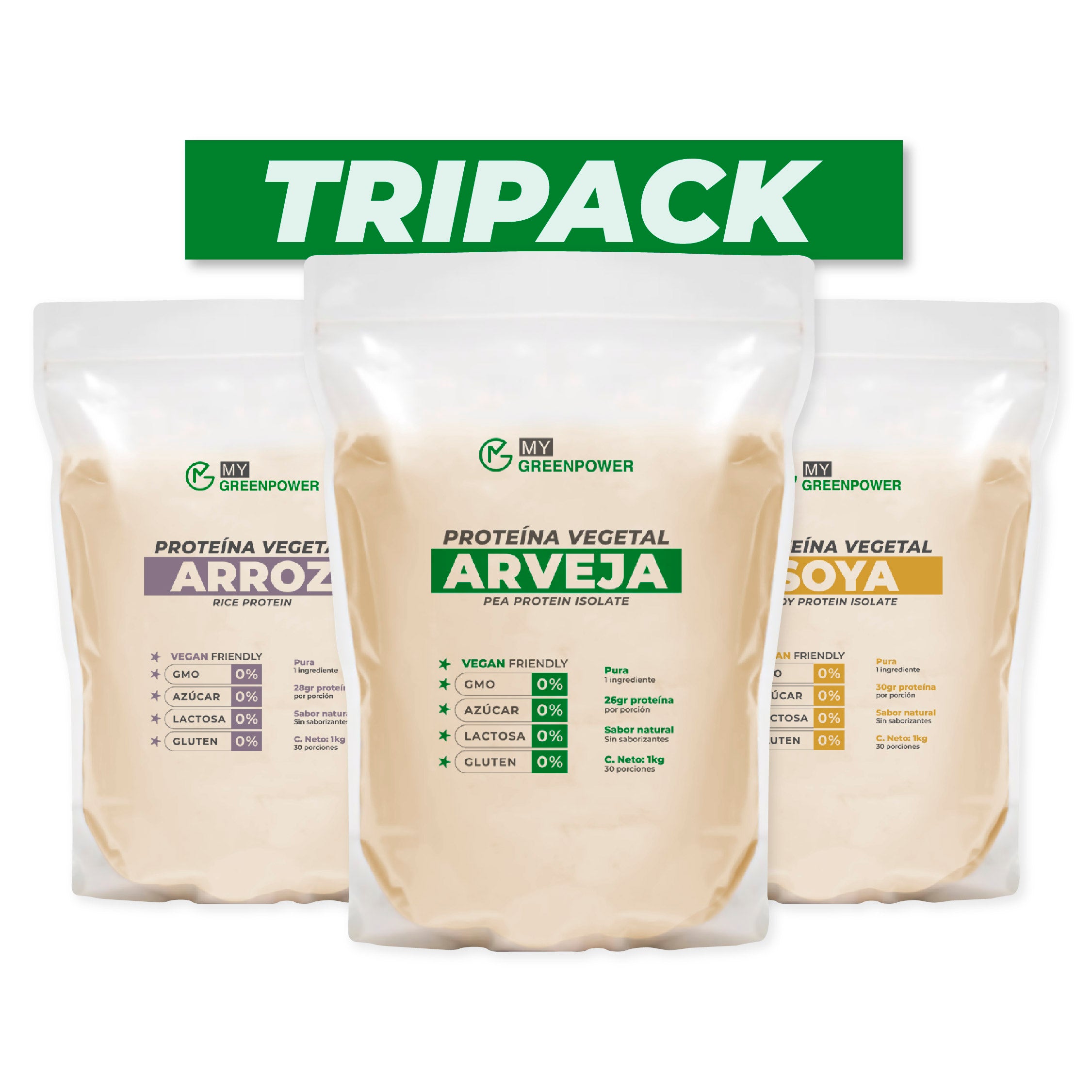 Tripack Combo de 3 kilos – Greenpower